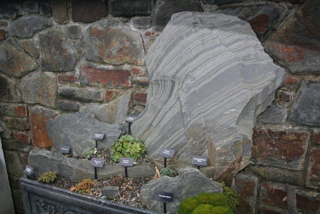Rocks in troughs. - Coolwater Garden