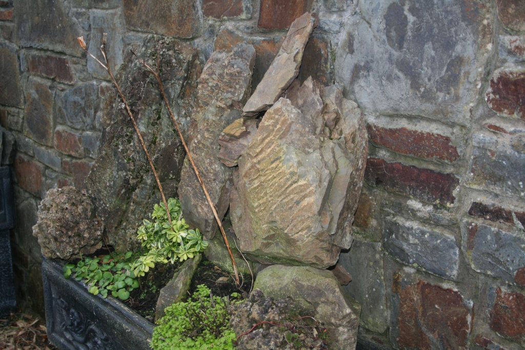 Rocks in troughs. - Coolwater Garden